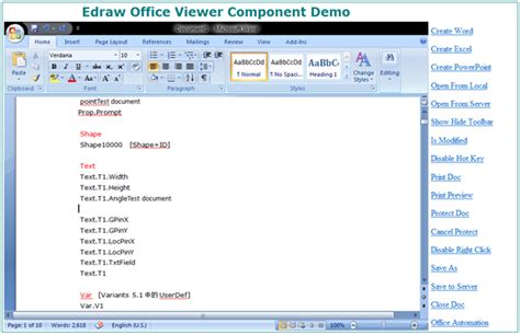 embedded word document into html