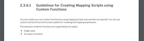 cloud integration cpi custom functions in message mapping udf and