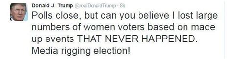 Us Election 2016 Trump Says Election Rigged At Polling Places Bbc News