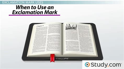 exclamation mark uses and examples when to use exclamation points