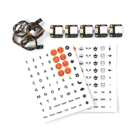 gravity led self lock switch button kit for arduino micro bit dfrobot