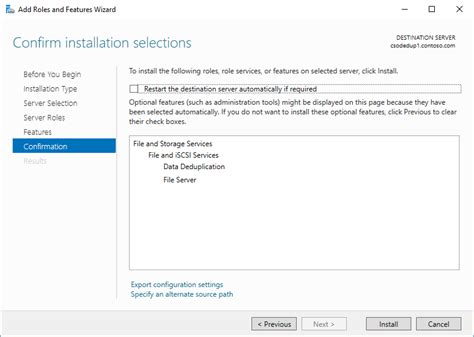 安装和启用重复数据删除 microsoft learn