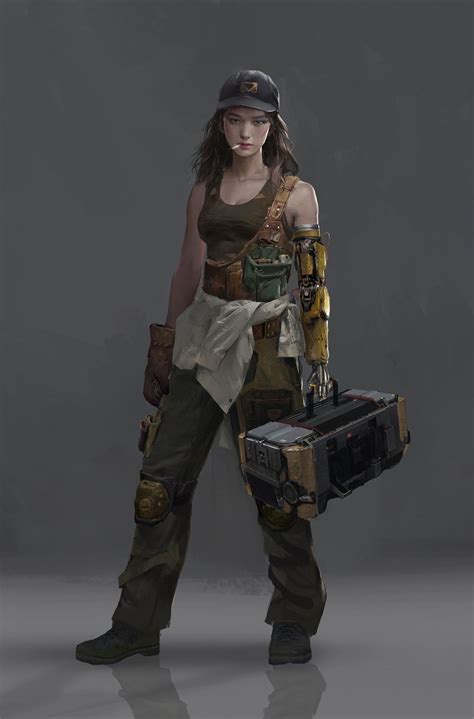 Sci Fi Character Art Female Character Concept Character Portraits