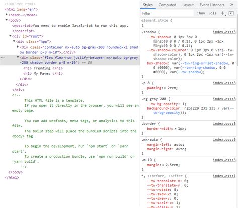 css tailwind flex classes not showing up stack overflow