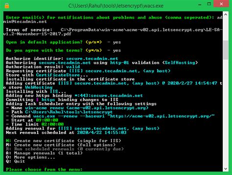 how to install let s encrypt ssl with iis on windows kirelos blog