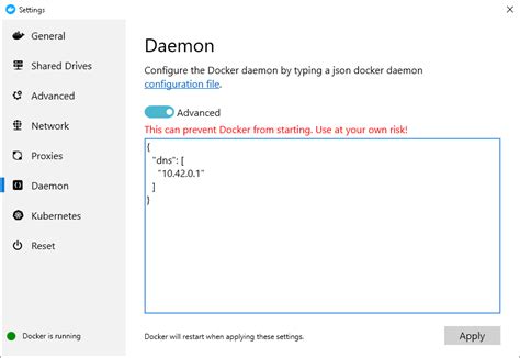 cannot resolve host name in docker desktop windows · issue
