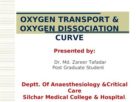 Ppt Physiology Of O2 Transport And O2 Dissociation Curve Dokumen Tips