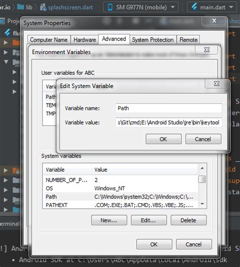 android flutter keystore not creating stack overflow