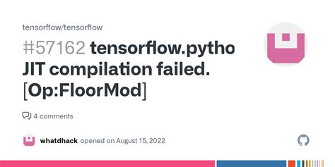 tensorflow python framework errors impl unknownerror jit compilation