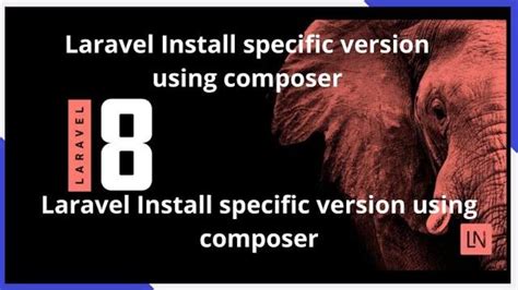 laravel install specific version using composer youtube