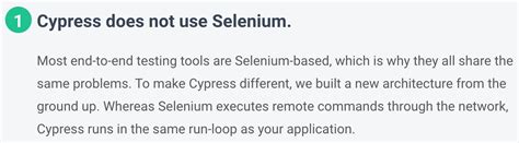 comparing testing tools cypress vs selenium