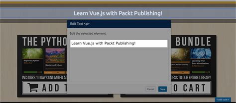 learning vue js 2 packt