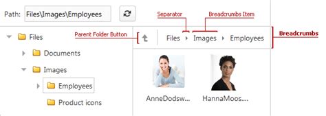 breadcrumbs asp web forms controls devexpress documentation
