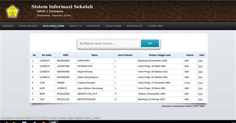 download sistem informasi akademik berbasis web php mysql