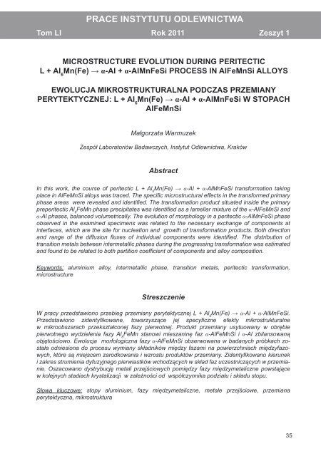 Microstructure Evolution During Peritectic L Al 6mn