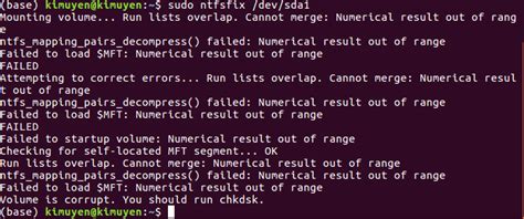 linux dual ubuntu 16 04 can t mount hard drive after a