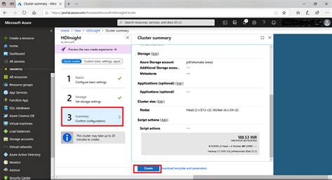create linux based clusters in hdinsight