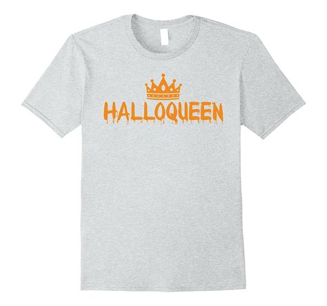 Halloqueen T Shirt Womens Halloween Crown Queen Tee Cl – Colamaga