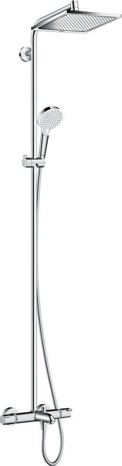 Hansgrohe Duschsystem Crometta E Showerpipe Höhe 154 7 Cm 240 1jet