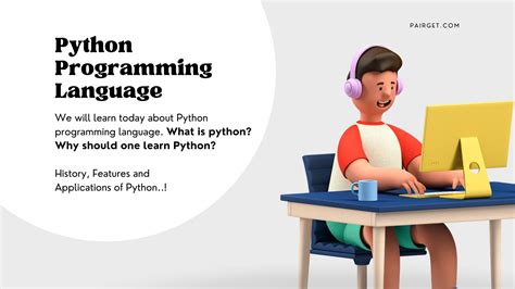 what is python why should we learn python python programming pairget