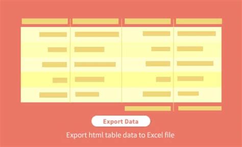 38 export html table data to excel sheet using javascript javascript