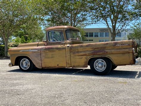 1958 Chevy Apache 3100 Big Back Window Fleetside Short Bed Pickup