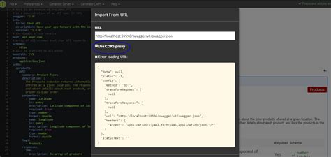 create html document from the swagger generated json file using asp