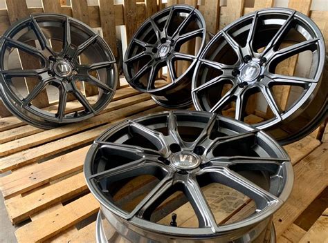 V1 Wheels V1 Felgen Alufelgen 19 Zoll Grau Für Audi A4 8d B5 8e 8h B6