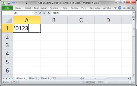 convert number to text in excel with leading zeros how