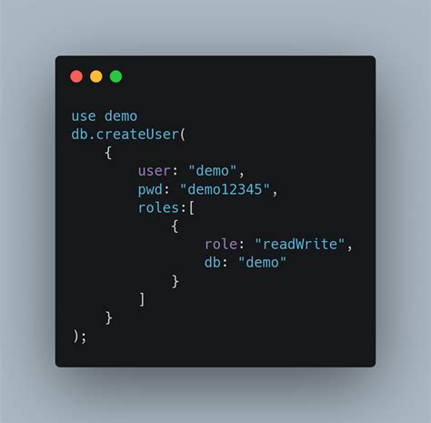 mongodb setup with docker compose and setup authentication