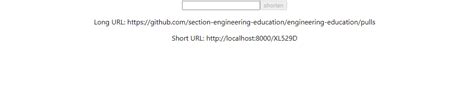how to create an url shortener with react django rest framework and