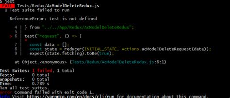 reactjs react native jest test is not defined testing stack