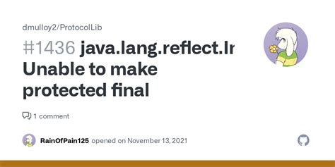 java lang reflectaccessibleobjectexception unable to make protected