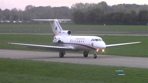 Czech Air Force Yakovlev Yak 40k Landing And Takeoff Rotterdam Youtube