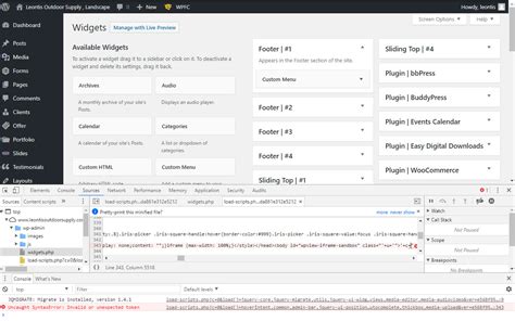javascript uncaught syntaxerror invalid or unexpected token load