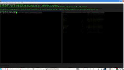 qt qpa plugin could not load the qt platform plugin xcb in even
