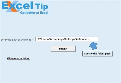 excel vba enumerate files in folder kattogoe