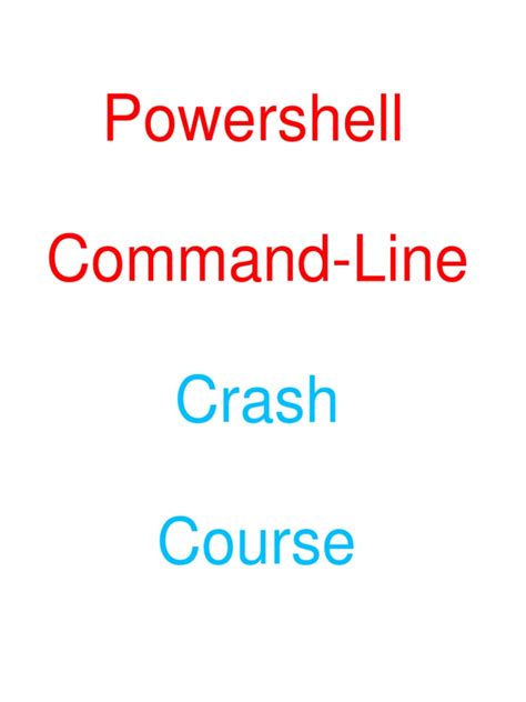 pdf powershell commands crash course dokumen tips