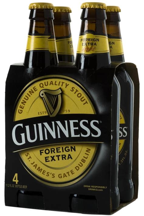 Guinness Foreign Extra Stout 4pk Bottles Haskells