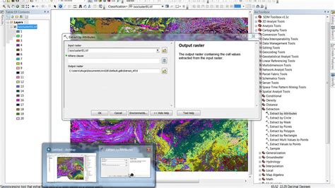 arcgis extract selected features arcgis extract raster values youtube