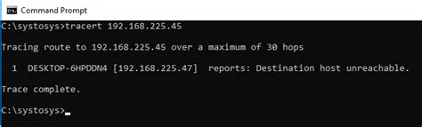 how to fix destination host unreachable error