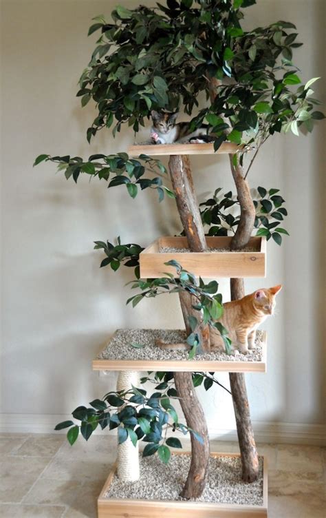 Indoor Cat Towers That Look Like Real Trees Are A Thing And Theyre