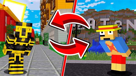 🍌 Massi Y Pancri Se Intercambian La Ciudad De Minecraft 😱 Youtube