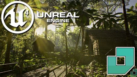 unreal 4 lowpoly rainforest youtube