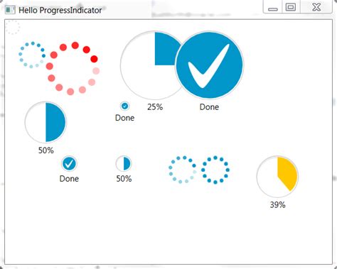 javafx how to remove border from progressindicator