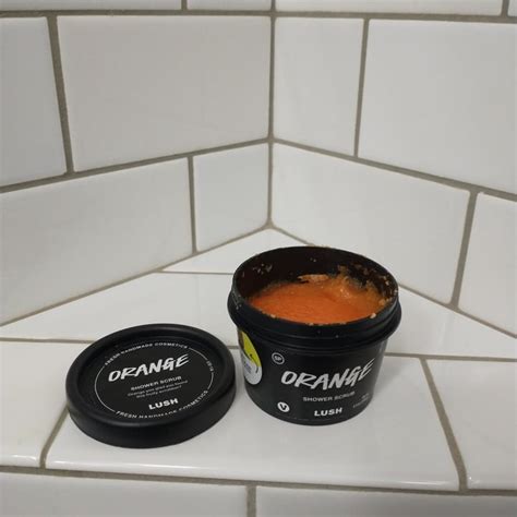 Lush Fresh Handmade Cosmetics Orange Shower Scrub Review Abillion