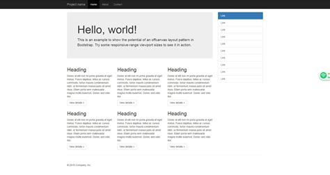 twitter bootstrap 3 same css same html but different