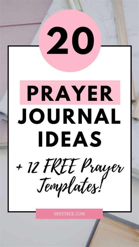 20 Prayer Journal Ideas To Nurture Your Faith In God Prayer Journal