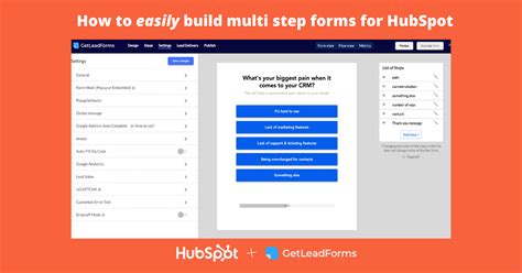 How To Create Hubspot Multi Step Forms The Easy Way Tutorial
