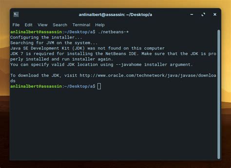 netbeans install error problem with java jdk